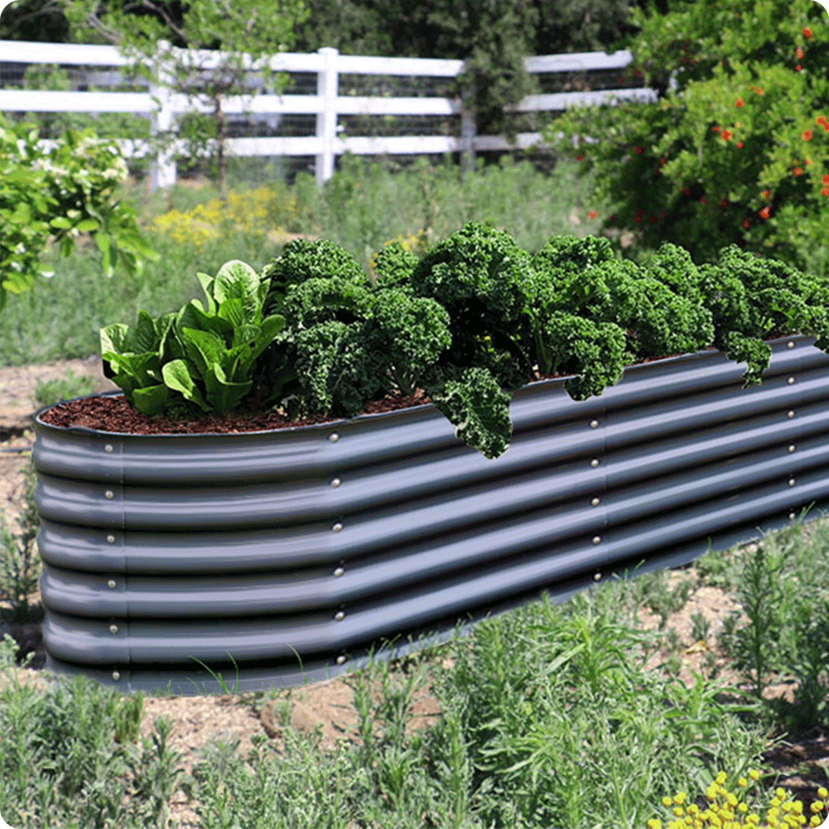 Modular raised garden beds add green living to kindergarten ...